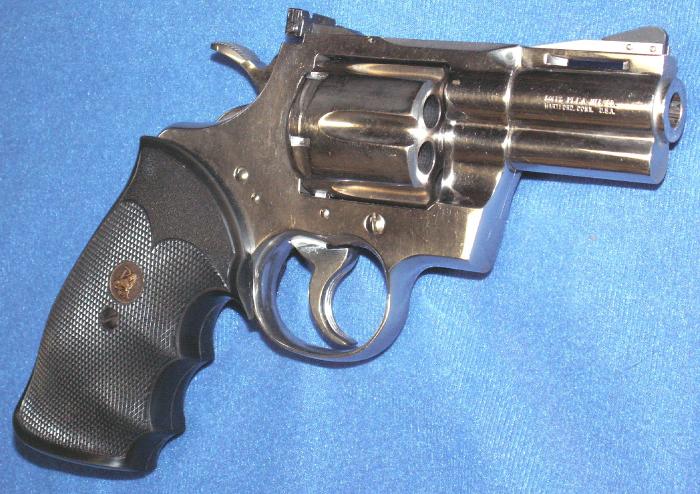 Colt Python 6 Shot Nickel 357 Magnum Revolver For Sale at GunAuction ...