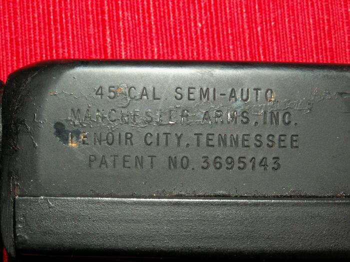 Manchester Arms Commando Mark 45, .45 Acp Parts Gun For Sale at ...