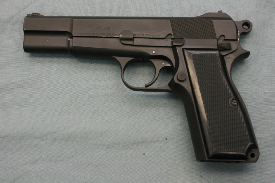Browning (Fn) Browning Mk1 Hp 9mm With 4.5" Barrel. Marked Fn For Sale ...