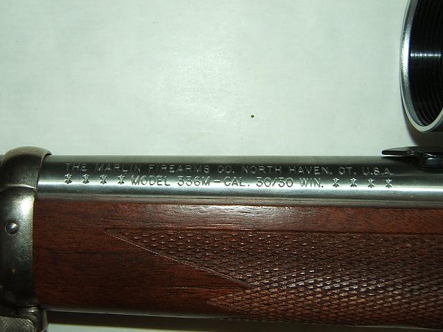 Marlin Firearms Co. Model 336m 30/30 Stainless Lever Action Rifle For ...