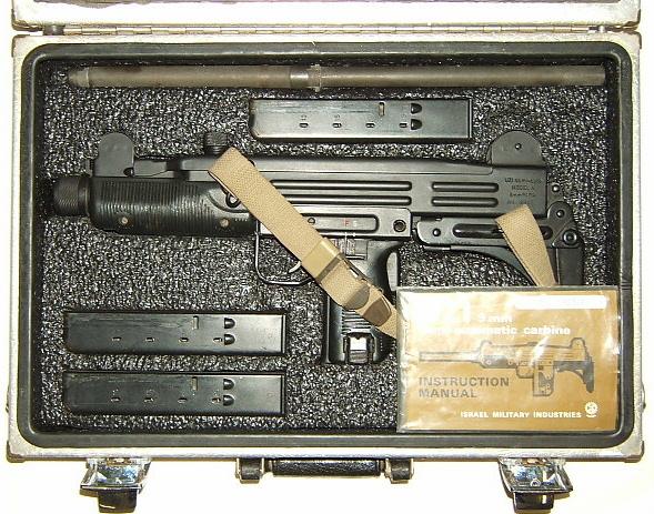 Israeli Military Industries Uzi Carbine Model A 9mm With Hard Case For ...