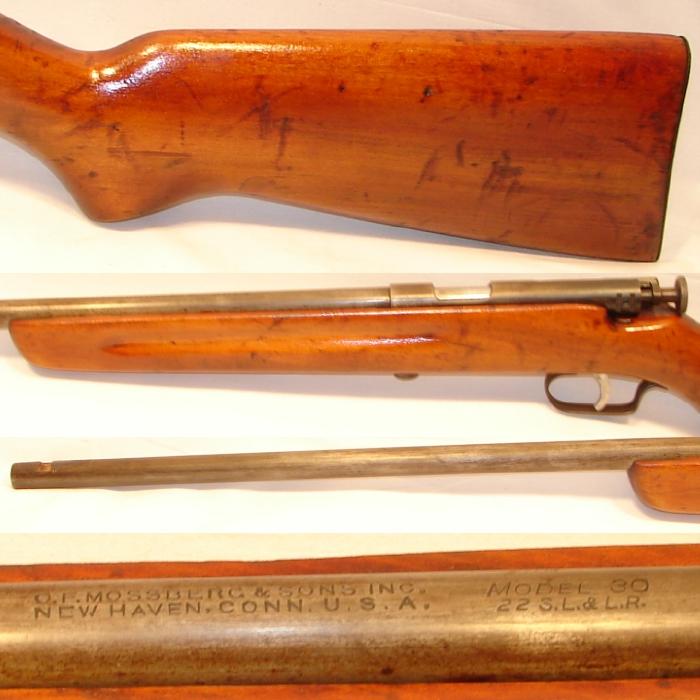 Mossberg Model 30 22 Rifle. Bolt Action Single Shot....C&R Okay.....No ...