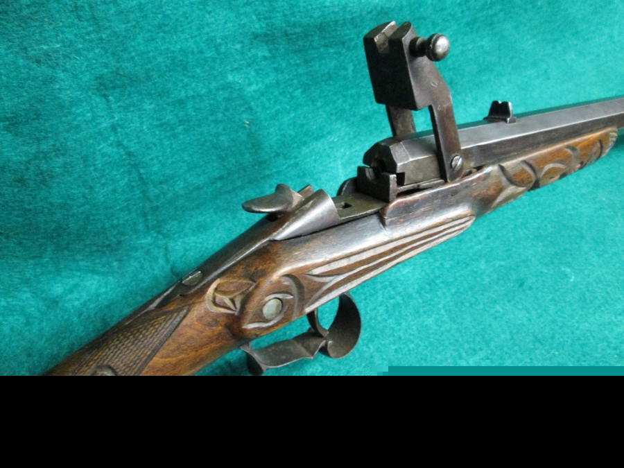 Flobert - Belgium Made Rifle Easter Island Totem Design 8mm Rimfire ...