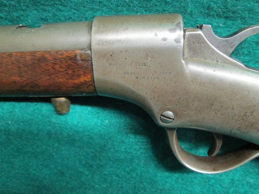 Ballard Patent Nov. 5,1861 External Extractor Hunting Rifle 28 Inch Bl ...