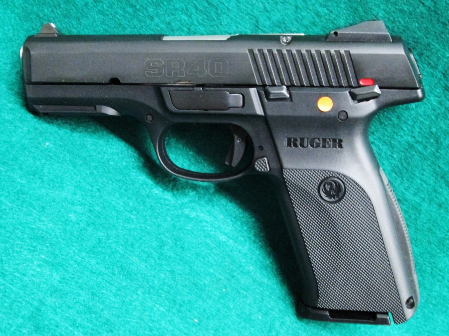 Ruger - New Below Wholesale Mod. Sr40 .40 Cal. S&W In Factory Box W/2 ...