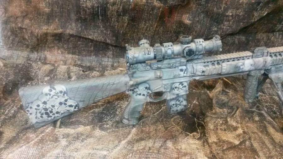 Custom AR-15/SPR Custom Build SPR w/duracoat camo