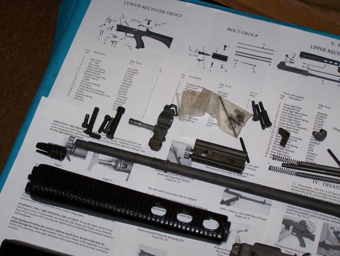 Armalite Costa Mesa Mfg. Ar-180 Parts Kit, Including Receiver. For Sale ...