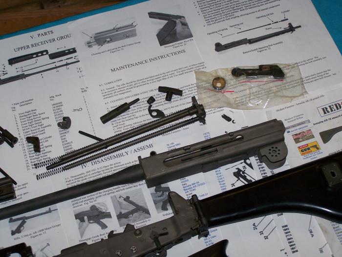 Armalite Costa Mesa Mfg. Ar-180 Parts Kit, Including Receiver. For Sale ...