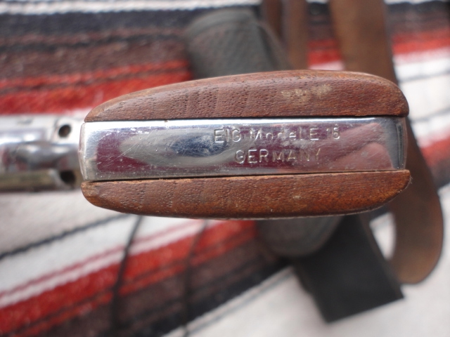 German Eig Model 15 Nickel Silver 22 Cal German Pistol & Holster For ...