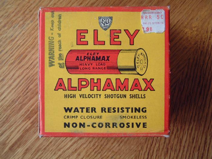 Eley Alphamax 12 Ga. Vintage - Minty For Sale at GunAuction.com - 8203811