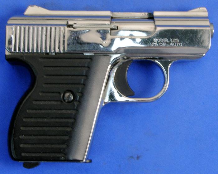 Lorcin Engineering Co., Inc. L-25 .25acp Semi Auto Pistol-Chrome For ...