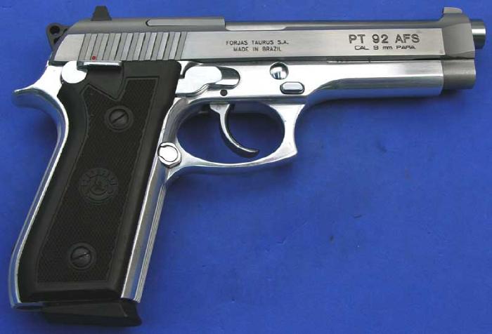 Taurus Model Pt-92 Afs 9mm Semi-Auto Pistol-Stainless For Sale at ...