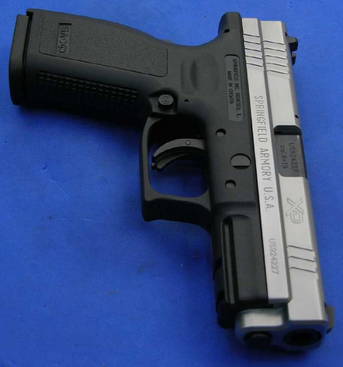 Springfield Armory (Geneseo, Il) Model Xd-9 9mm Semi-Auto Pistol-2 Tone ...