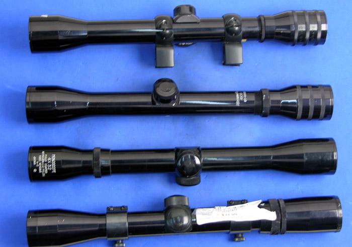 4 Used Rifle Scopes 3 Vintage with Japanese Optics