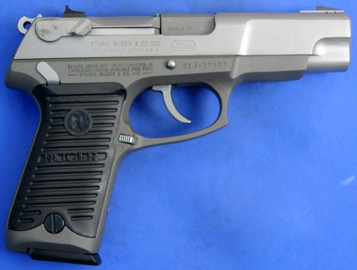 Ruger Kp89 9mm Semi Auto Pistol-Stainless For Sale at GunAuction.com ...