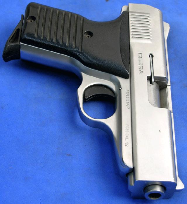 Cobra Model Fs-32 .32 Acp Semi-Auto Pistol-Chrome For Sale at ...