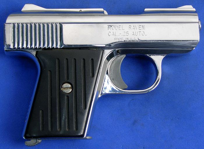 Phoenix Arms - Ontario, CA Model Raven .25 ACP Semi-Auto Pistol-Chrome