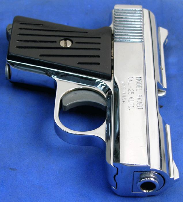 Phoenix Arms - Ontario, Ca Model Raven .25 Acp Semi-Auto Pistol-Chrome ...