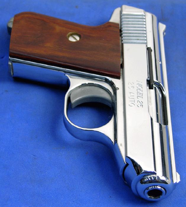 Jennings Model 25 .25 Acp Semi-Auto Pistol-Chrome Finish For Sale at ...