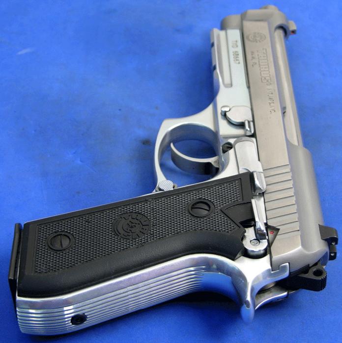 Taurus Pt 92 Ar 9mm Semi Auto Pistol-Stainless For Sale at GunAuction ...