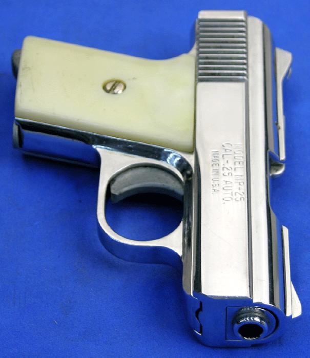 Raven Arms Model Mp-25 .25 Acp Semi-Auto Pistol-Chrome For Sale at ...