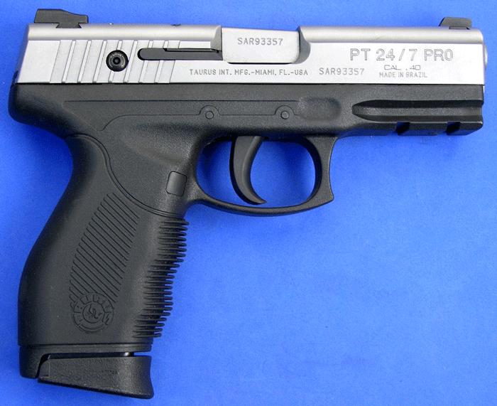 Taurus PT 24/7 Pro .40S&W Semi Auto Pistol-Stainless