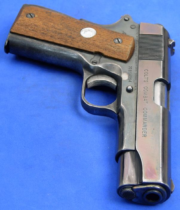 Colt Model Combat Commander 9mm Semi-Auto Pistol-Blue For Sale at ...