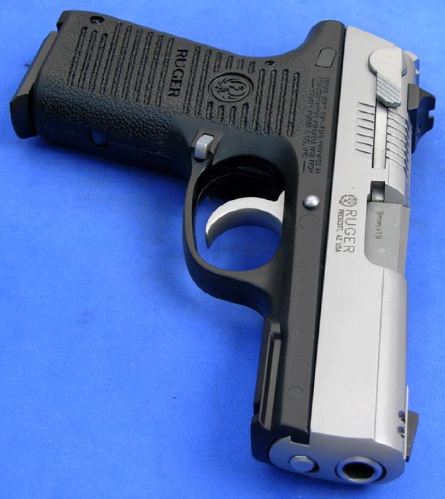 Ruger Model Kp95 9mm Semi-Auto Pistol-Stainless For Sale at GunAuction.com - 9067176