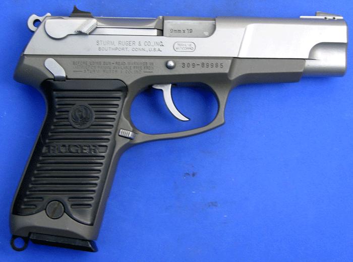 Ruger Model Kp-89 9mm Semi-Auto Pistol-Stainless For Sale at GunAuction ...