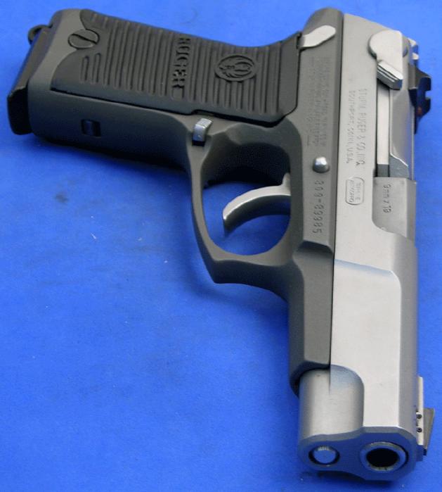 Ruger Model Kp-89 9mm Semi-Auto Pistol-Stainless For Sale at GunAuction ...