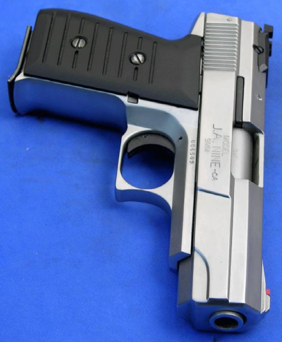 Jimenez Model Ja Nine-Ca 9mm Semi-Auto Pistol-Nickel For Sale at ...