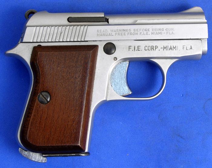 FIE Titan .25ACP Semi Auto Pistol-Made in italy