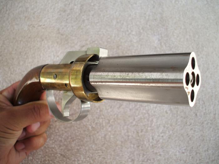 Ethan Allen Pepperbox Kit Unfinished .36 Cal 3"Four Barrel Cluster C&R ...