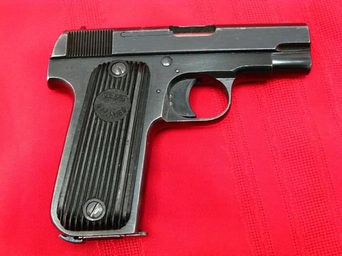 French Unique - Model 17 Wwii Nazi Occupation Pistol...Matching ...