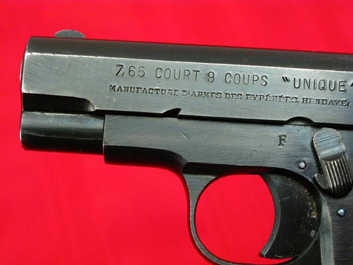 French Unique - Model 17 Wwii Nazi Occupation Pistol...Matching ...