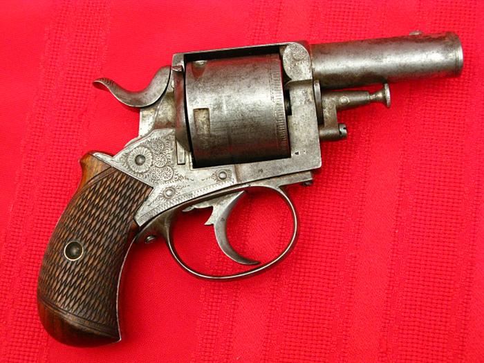 Stanton ' British Lion ' Antique .44 Caliber Engraved Revolver...No Ffl ...