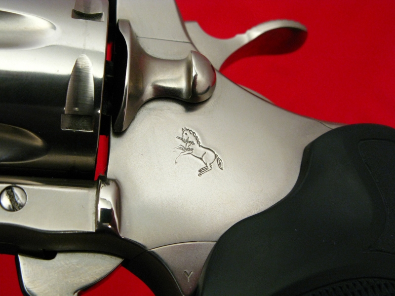 Colt - Python .357 Magnum 6-Inch, Satin Nickel Finish...Good Shape, No ...