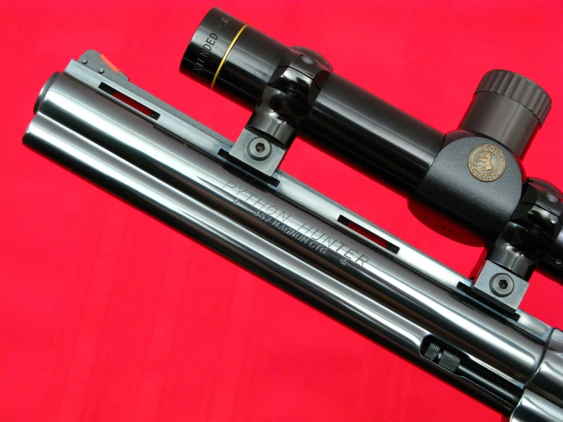 Colt Python Hunter .357 8-Inch W/ Factory Leupold Scope...As New In ...