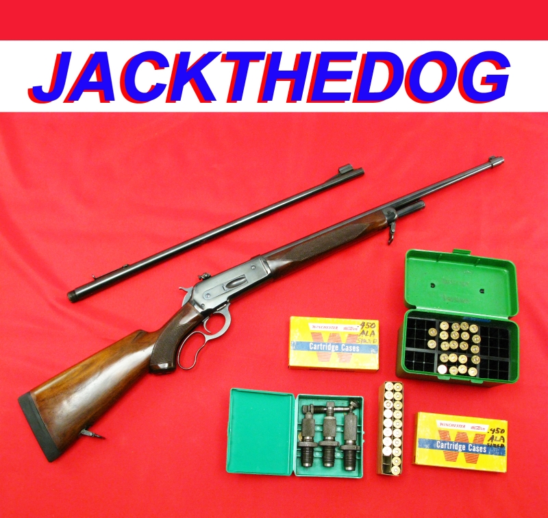 Winchester - Model 71 Custom .450 Alaskan W/ Original .348 Bbl, Dies ...