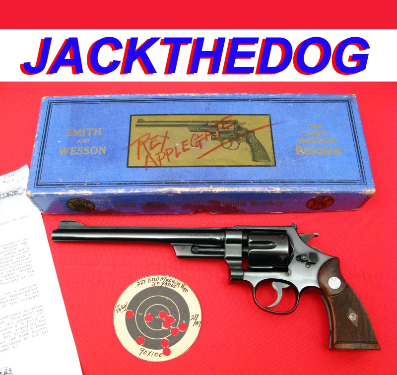 Smith & Wesson - Registered Magnum .357, 8-3/4in...Rex Applegate Owned ...