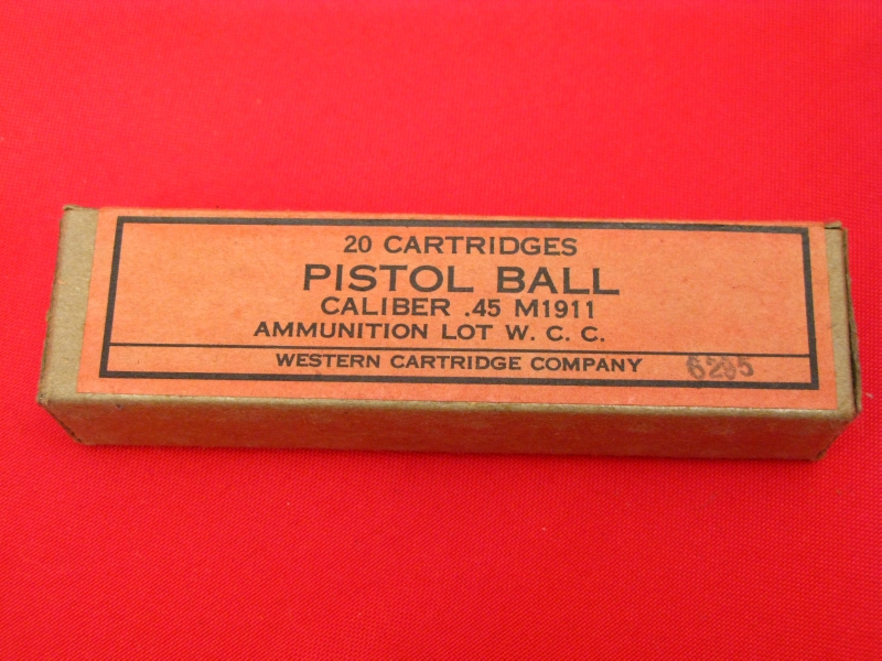10+ Boxes Of Wwii .45 Acp Ammo 218 Rounds, Mostly Sealed Boxes, Wcc `42 ...