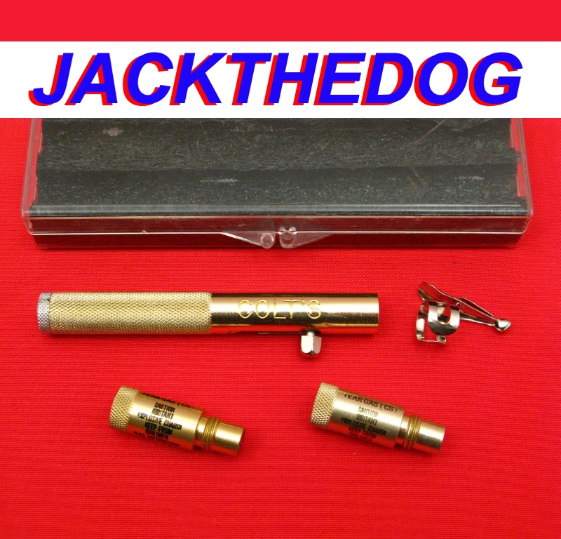 COLT'S FIREARMS - TEAR GAS PEN 1960's Vintage...w/ 2 CS Gas Cartridges ...