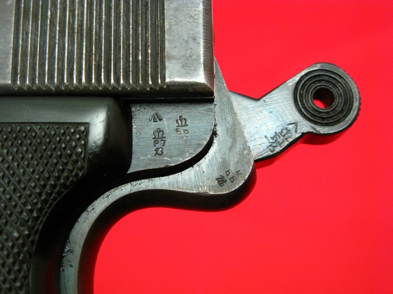 Webley & Scott Model 1913 Self-Loading Pistol .455 Mk 1 N Wwi British ...