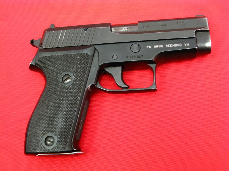 Sig Sauer P225 (P6) 9mm W. German Police Trade-In...Good Basic ...
