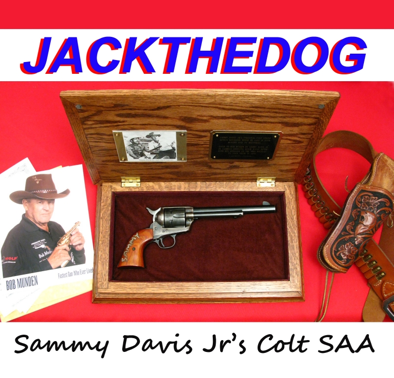 Colt Saa Single Action Army Sammy Davis Jr`S Personal Gun, Gift To Bob ...