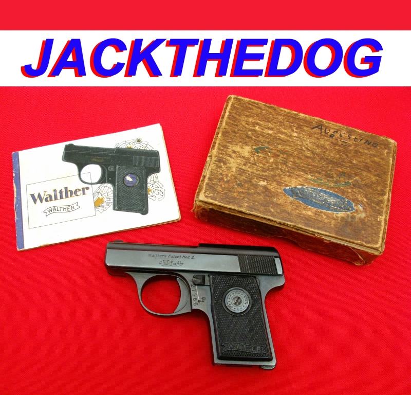 Walther Model 9 Vest Pocket Tiny Pre-War .25 Auto...Non-Import W/ Box ...