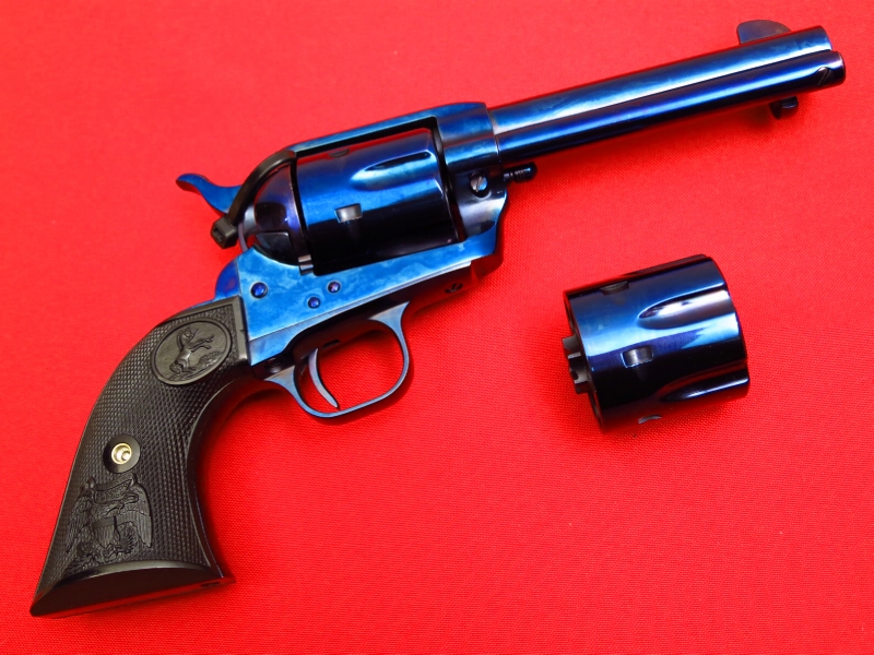 Colt Single Action Army Saa .45 Colt/.45acp...One-Of-A-Kind Fire Blue ...