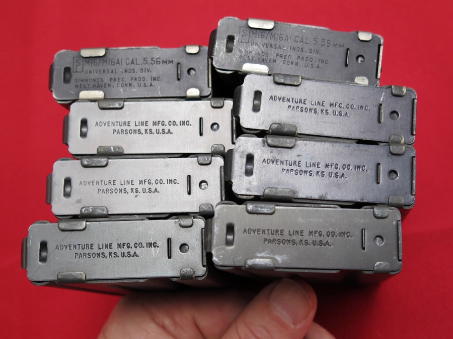 8 Ar-15/M16 20-Round Usgi Mags Adventure Line, Etc...Metal Followers ...