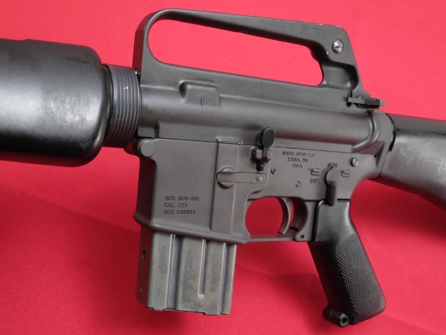 Nodak Spud Ar-15 Model 601 Retro Slab Side...Triangle Hg/3-Prong Fs ...