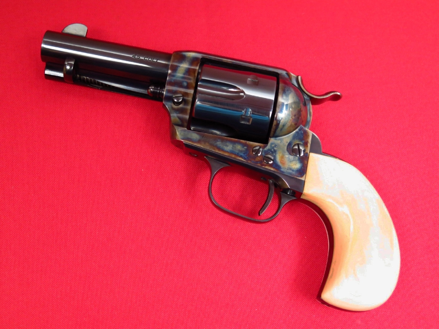 Usfa Saa Double Eagle 3-1/2" .45 Colt...Birds Head Elephant Ivory ...